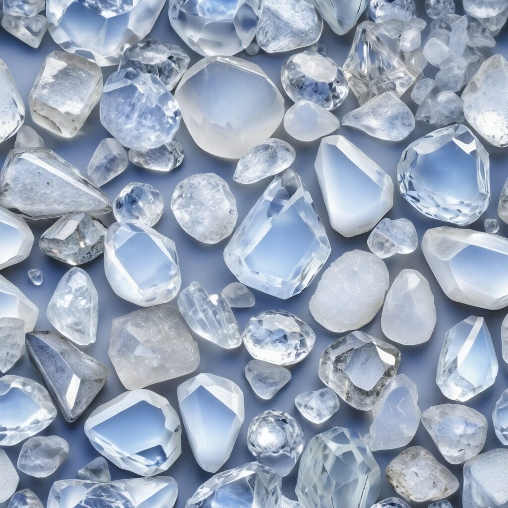 White and Clear Crystal Stones List, Meanings and Uses