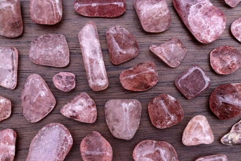 Strawberry Quartz Unveiled: Discover Its Meaning, Uses & Benefits